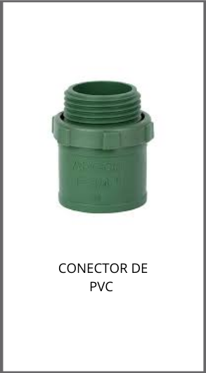 CONECTOR DE PVC - ELECTRO INDUSTRIAL JUMIRIA